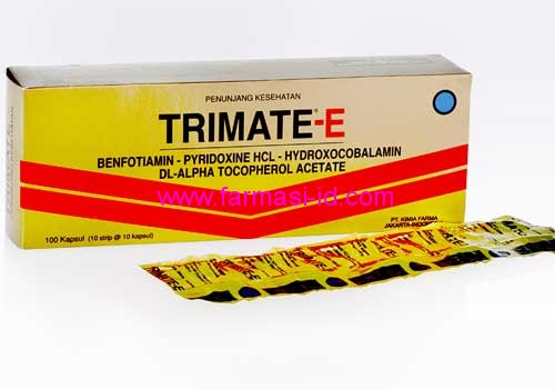 Trimate-E Kapsul - Kegunaan, Efek Samping, Dosis dan Aturan Pakai - Halodoc