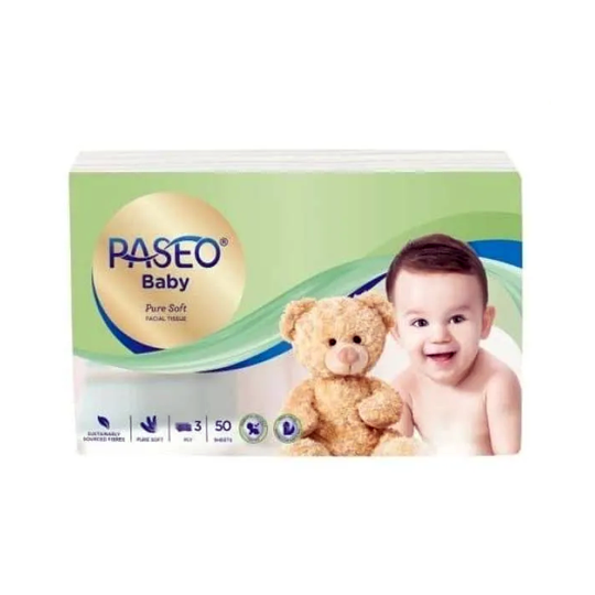 Paseo Baby Pure Soft Facial Tissue 50 Sheets - Kegunaan, Efek Samping ...