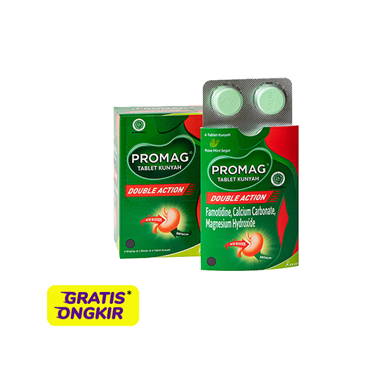 Promag Double Action 6 Tablet - Kegunaan, Efek Samping, Dosis dan ...