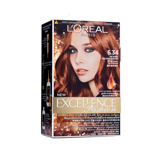 Loreal Excellence Fashion 6.34 Intense Golden Auburn - Kegunaan, Efek ...