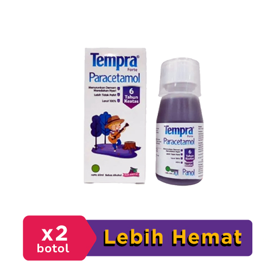 Tempra Forte Sirup Rasa Anggur 60 ml 2 Botol - Hemat Borongan ...