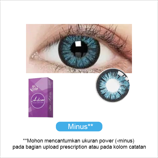 Living Color Adore Blue 2 Color Softlens Minus - Kegunaan, Efek Samping ...
