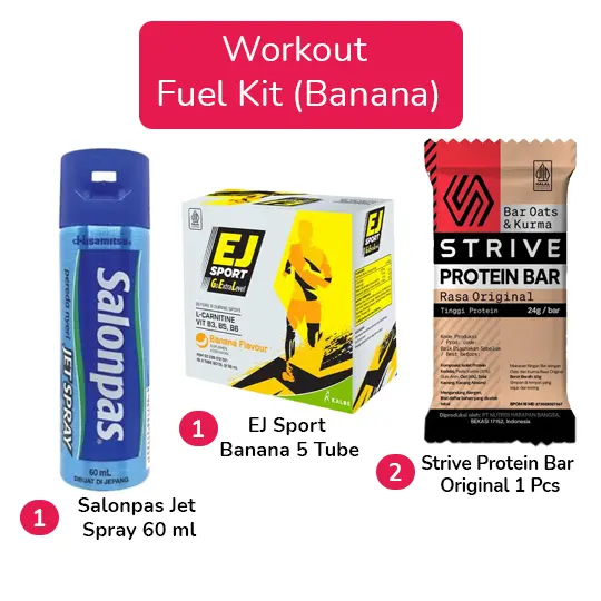 Workout Fuel Kit (Banana) - Kegunaan, Efek Samping, Dosis dan Aturan ...