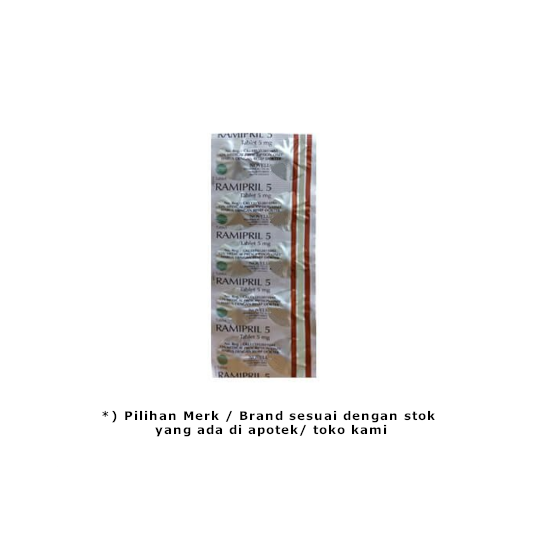 Ramipril 5 mg 10 Kaplet - Kegunaan, Efek Samping, Dosis dan Aturan ...