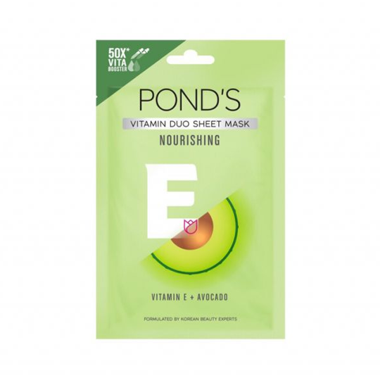Pond's Vitamin Duo Sheet Mask Nourishing - Kegunaan, Efek Samping ...