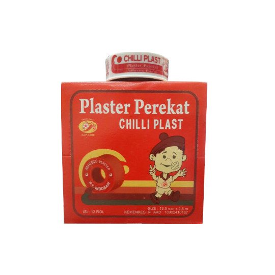 Chilli Plast Plester Perekat 12.5 mm x 4.5 M - Kegunaan, Efek Samping ...