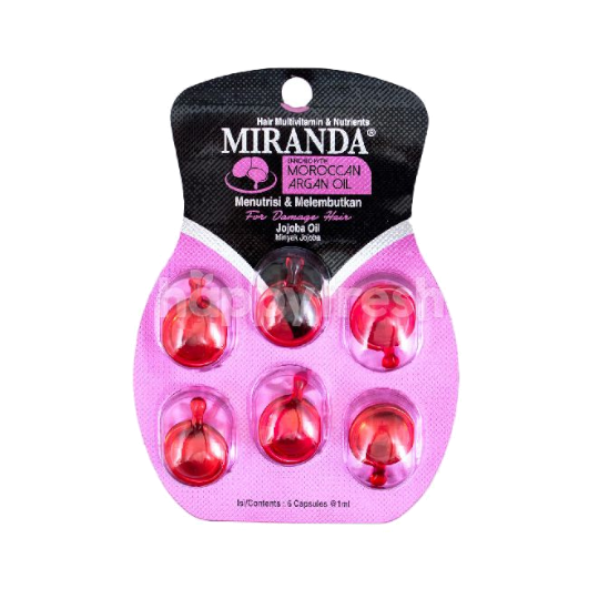 Miranda Hair Multivitamin & Nutrient With Jojoba Oil 6 Kapsul ...