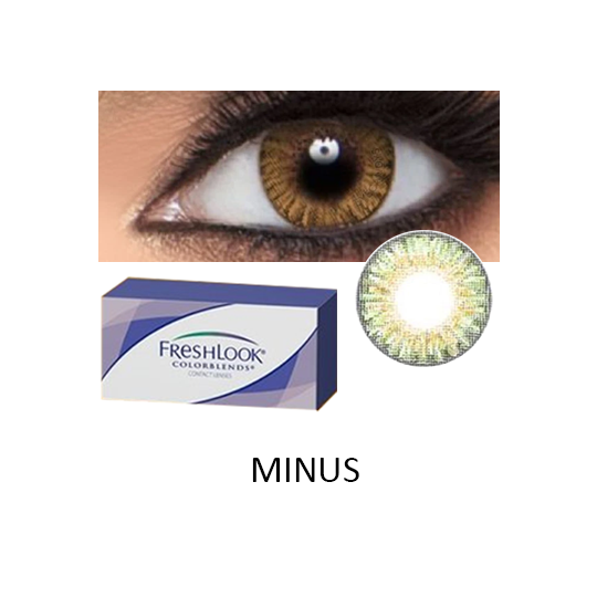 Freshlook Colorblends Honey 2 Color Softlens Minus - Kegunaan, Efek ...