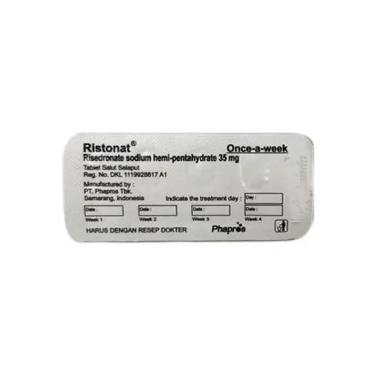 Ristonat 35 mg Tablet - Kegunaan, Efek Samping, Dosis dan Aturan Pakai ...