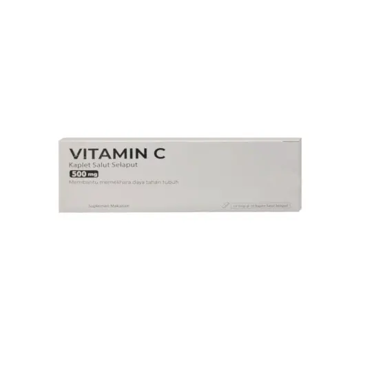 Vitamin C 500 mg 10 Tablet - Kegunaan, Efek Samping, Dosis dan Aturan ...
