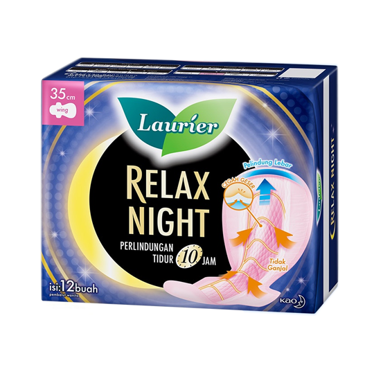 Laurier Relax Night with Gathers 35 cm 16 Pads - Kegunaan, Efek Samping ...