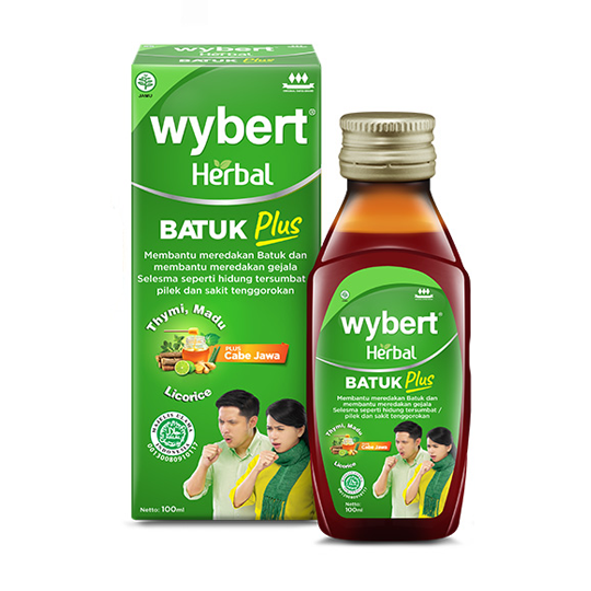 Wybert Herbal Batuk Sirup Plus 100 ml - Kegunaan, Efek Samping, Dosis ...