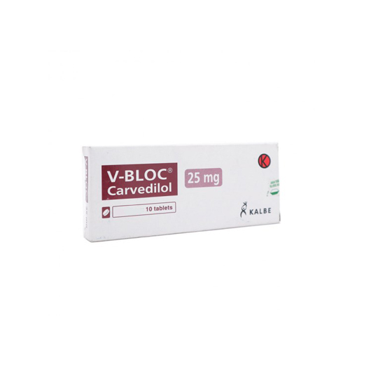V Bloc 25 mg 10 Tablet - Kegunaan, Efek Samping, Dosis dan Aturan Pakai - Halodoc