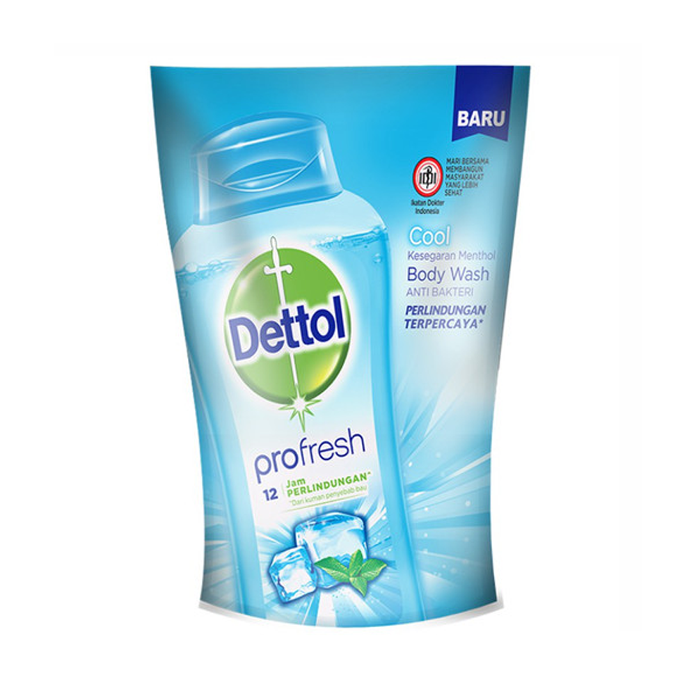 Dettol Body Wash Profresh Anti Bakteri Cool 410 g - Kegunaan, Efek ...