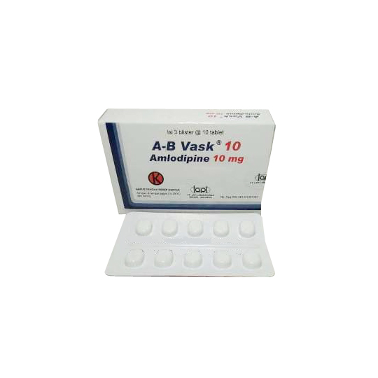 A-B Vask 10 mg 10 Tablet - Kegunaan, Efek Samping, Dosis dan Aturan ...