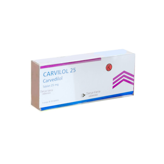 Carvilol 25 mg 10 Tablet - Kegunaan, Efek Samping, Dosis dan Aturan ...