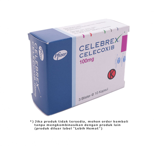 Celebrex 100 mg 3 Strip (10 Kapsul/Strip) - Hemat Borongan - Kegunaan ...