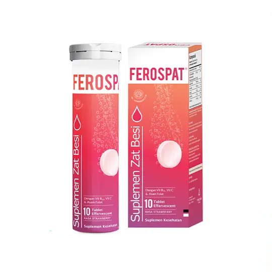 Ferospat 10 Tablet Effervescent - Kegunaan, Efek Samping, Dosis dan ...