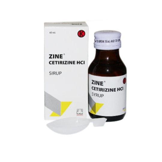 Zine 5 mg/5 ml Sirup 60 ml - Kegunaan, Efek Samping, Dosis dan Aturan ...