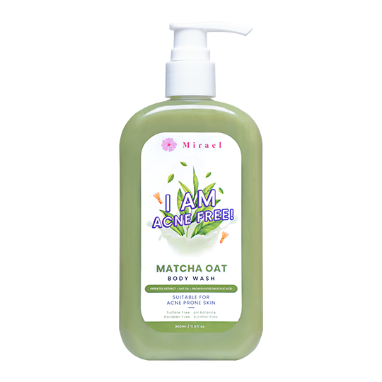Mirael Acne Free Matcha Oat Body Wash 340 ml - Kegunaan, Efek Samping ...