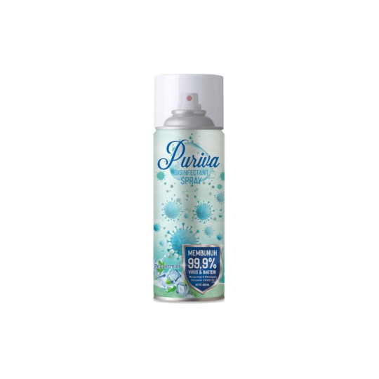 Puriva Disinfectant Spray Peppermint 400 ml - Kegunaan, Efek Samping ...
