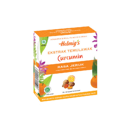 Helmig's Curcumin Rasa Jeruk 5 Sachet - Kegunaan, Efek Samping, Dosis ...