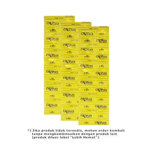 Caviplex 3 Strip (10 Kaplet/Strip) - Hemat Borongan - Kegunaan, Efek ...