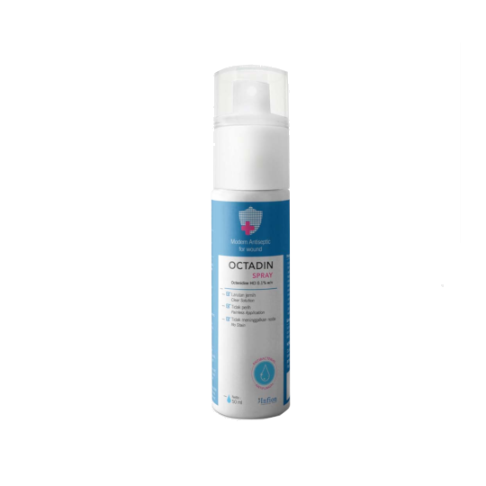 Octadin Cairan Antiseptik Spray 50 ml - Kegunaan, Efek Samping, Dosis ...
