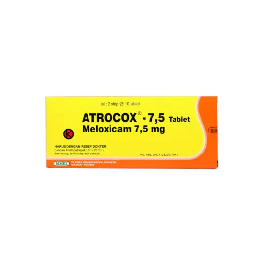 ATROCOX 7.5 MG 10 TABLET - Kegunaan, Efek Samping, Dosis dan Aturan ...