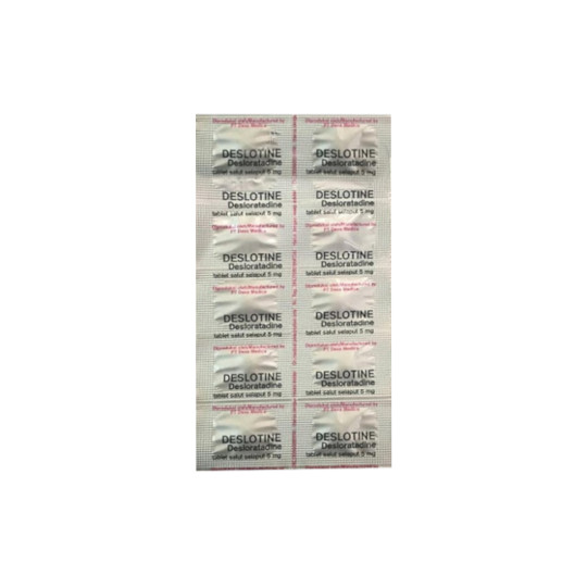 Deslotine 5 mg 10 Tablet - Kegunaan, Efek Samping, Dosis dan Aturan ...