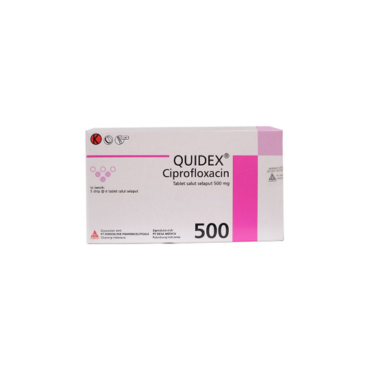 Quidex 500 mg 6 Tablet - Kegunaan, Efek Samping, Dosis dan Aturan Pakai ...