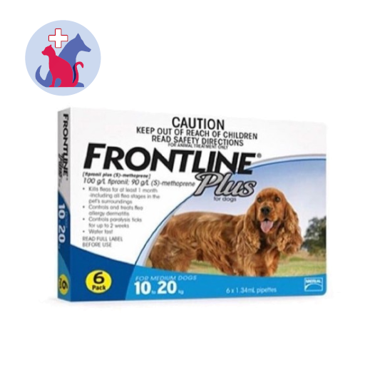 Frontline Plus for Dogs 10-20 kg 1.34 ml Tube - Kegunaan, Efek Samping ...