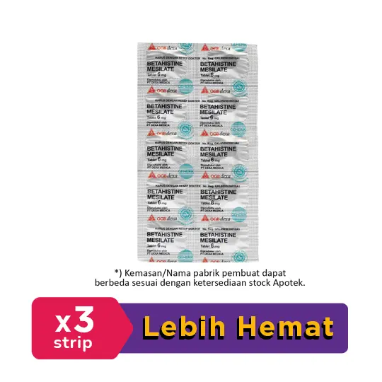 Betahistine: Kandungan, Manfaat & Efek Samping