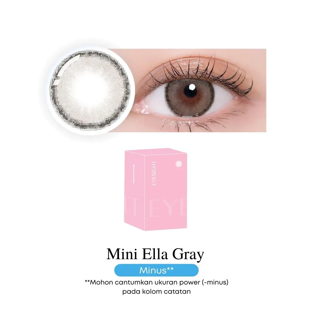 Eyesight Kitty Kawaii Mini Ella Gray Softlens Minus - Kegunaan, Efek ...