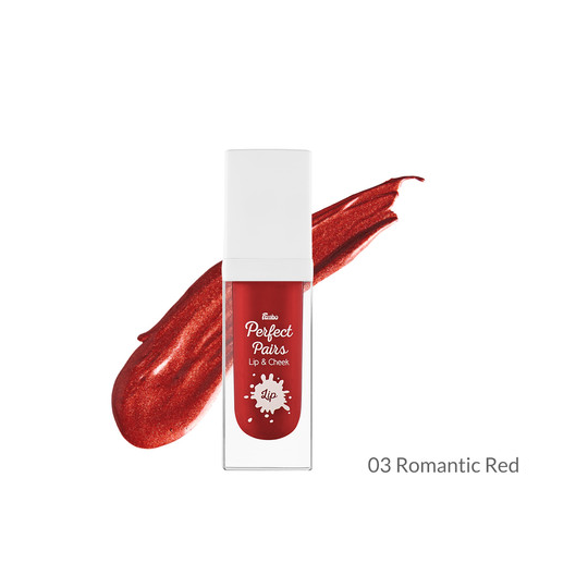 Fanbo Perfect Pairs Lip & Cheek 03 Romantic Red - Kegunaan, Efek ...