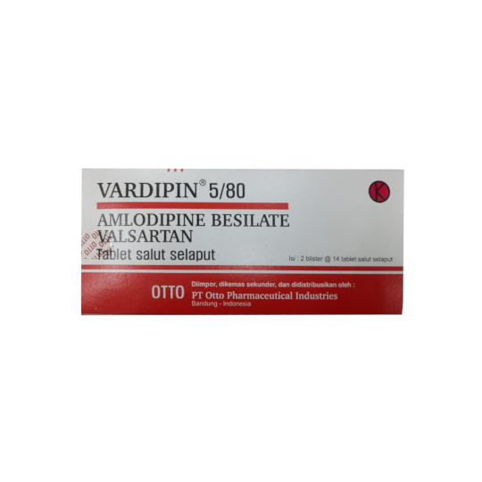 Vardipin 5/80 mg 14 Tablet - Kegunaan, Efek Samping, Dosis dan Aturan ...