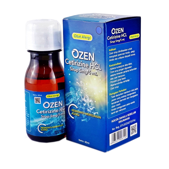 Ozen Syrup 60 ml - Kegunaan, Efek Samping, Dosis dan Aturan Pakai - Halodoc