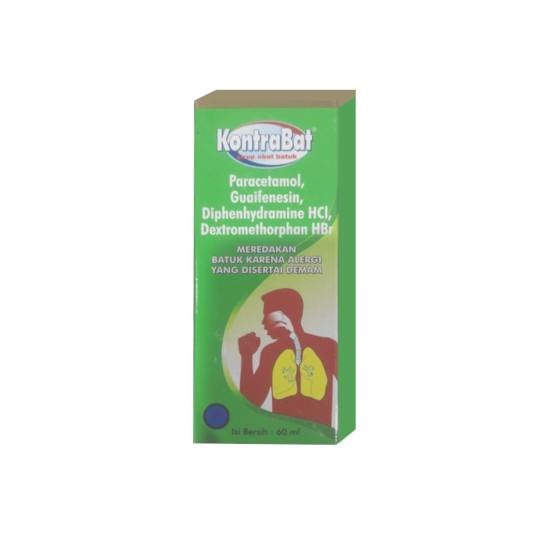 Kontrabat Sirup 60 ml - Kegunaan, Efek Samping, Dosis dan Aturan Pakai ...