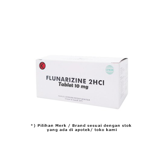 Flunarizine 10 mg 10 Tablet - Kegunaan, Efek Samping, Dosis dan Aturan ...