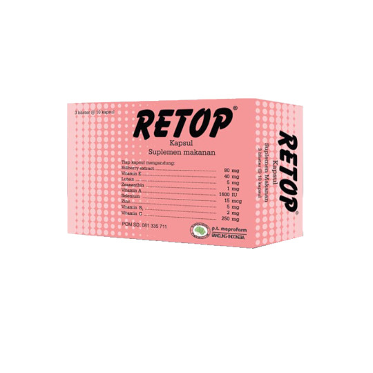 Retop 10 Kapsul - Kegunaan, Efek Samping, Dosis dan Aturan Pakai - Halodoc