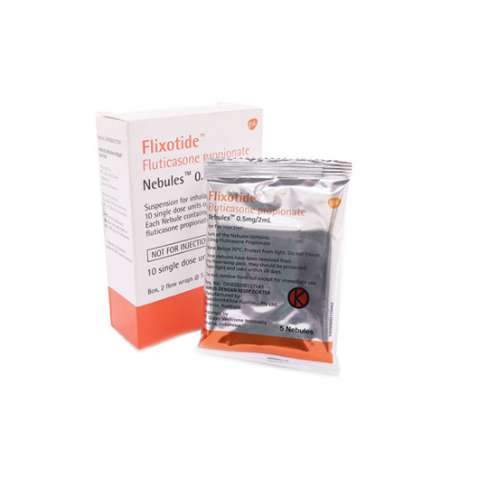 Flixotide 0.5 mg/2 ml 2 Strip (5 Nebules/Strip) - Obat Rutin - Kegunaan, Efek Samping, Dosis dan ...