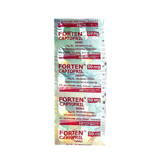 Forten 50 mg 10 Tablet - Kegunaan, Efek Samping, Dosis dan Aturan Pakai ...