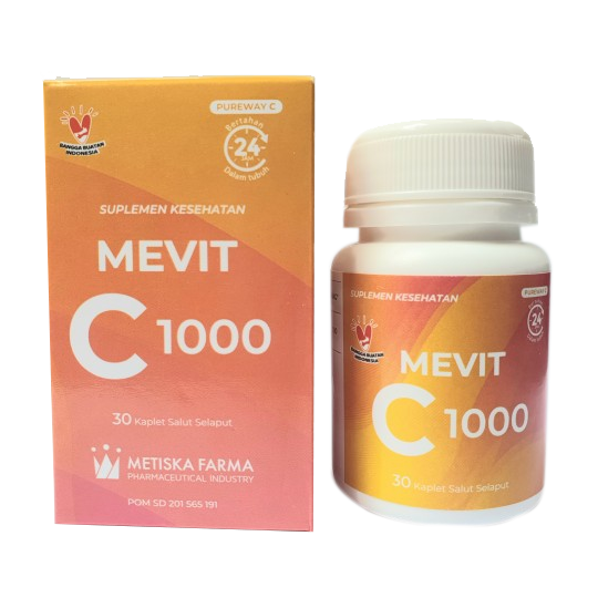 Mevit Vitamin C 1000 mg 30 Tablet - Kegunaan, Efek Samping, Dosis dan ...