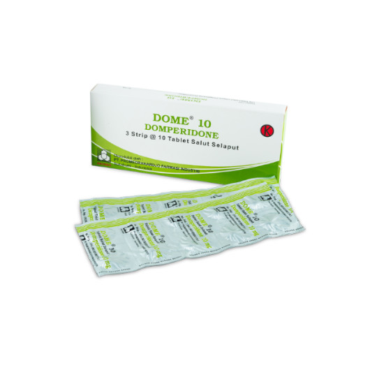 Dome 10 mg 10 Tablet - Kegunaan, Efek Samping, Dosis dan Aturan Pakai ...