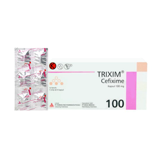 Trixim 100 mg 6 Kapsul - Kegunaan, Efek Samping, Dosis dan Aturan Pakai ...