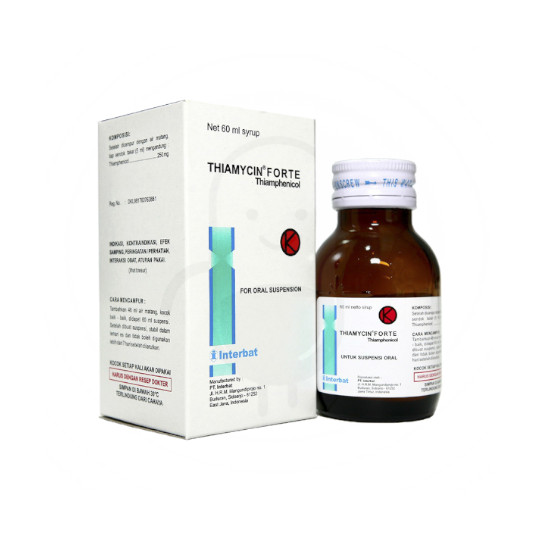 Thiamycin Forte 250 mg/ 5 ml Dry Sirup 60 ml - Kegunaan, Efek Samping ...