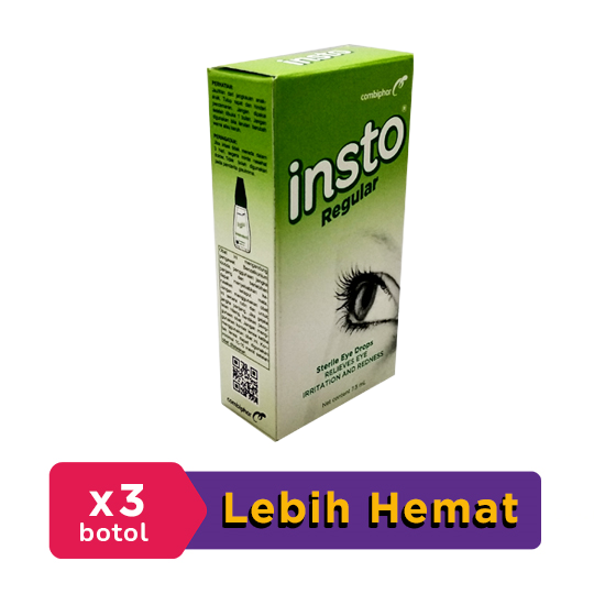 Insto Reguler Eye Drops 7.5 ml 3 Botol - Hemat Borongan - Kegunaan ...