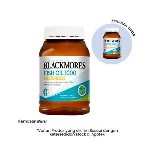Blackmores Odourless Fish Oil 1000 200 Ka - Kegunaan, Efek Samping ...
