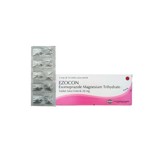 Ezocon 20 mg 10 Tablet - Kegunaan, Efek Samping, Dosis dan Aturan Pakai - Halodoc