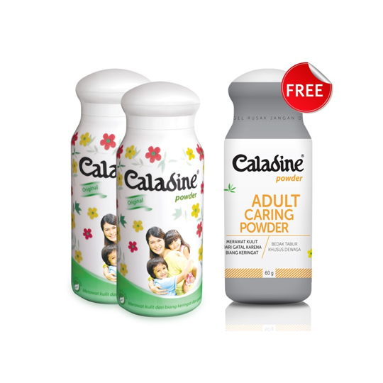 Caladine Powder Original 60 g Buy 2 Get 1 - Kegunaan, Efek Samping ...